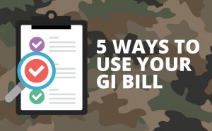 5 Ways to Use Your GI Bill · Online at Southern Miss